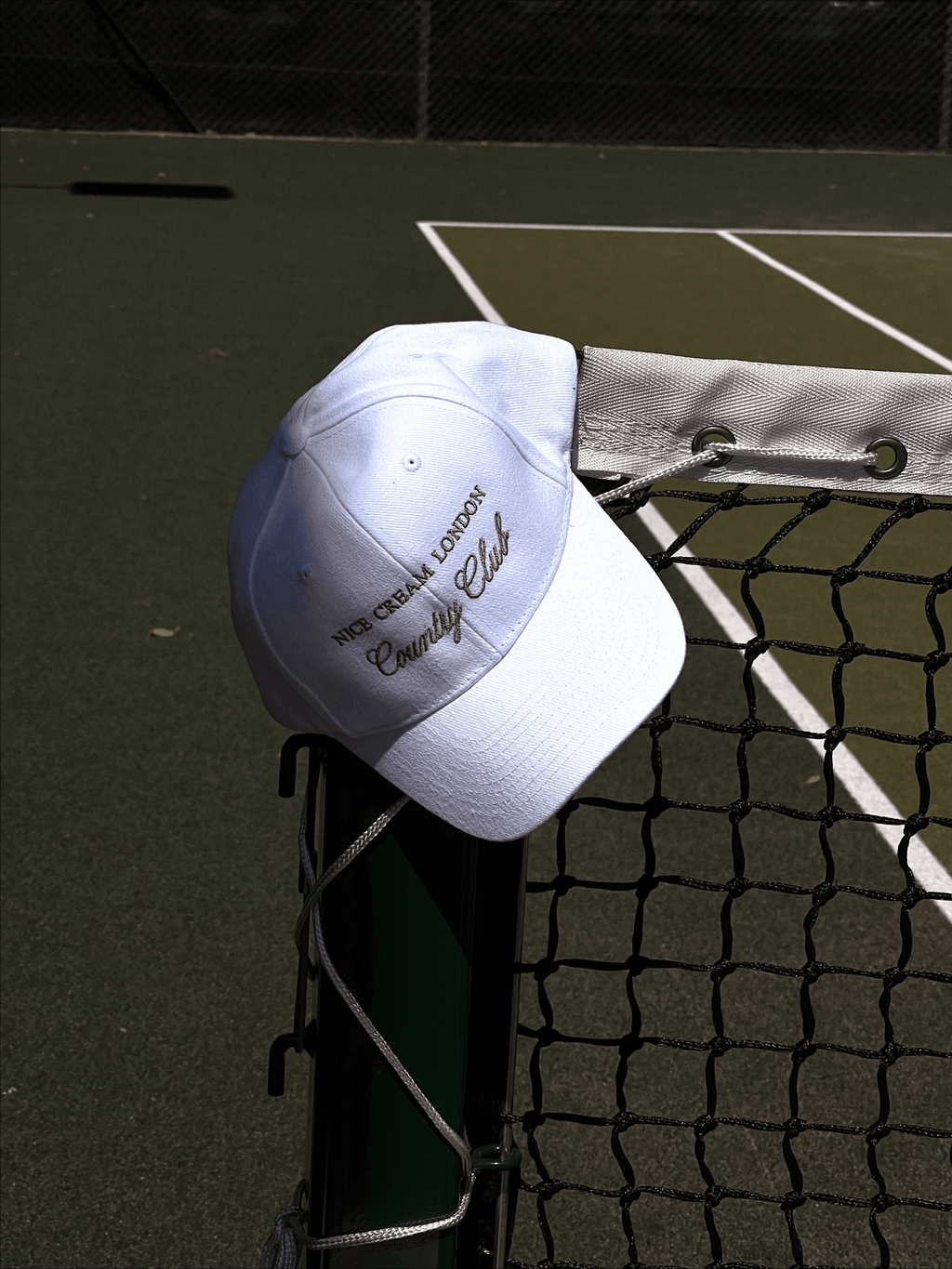 Country Club Cap - Tennis White – Nice Cream London