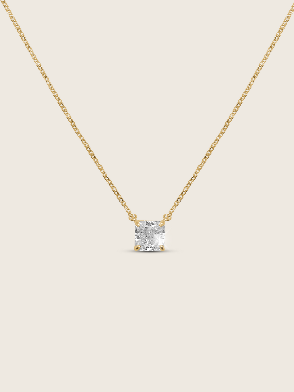 Regina Princess Square Cut Necklace – Nice Cream London