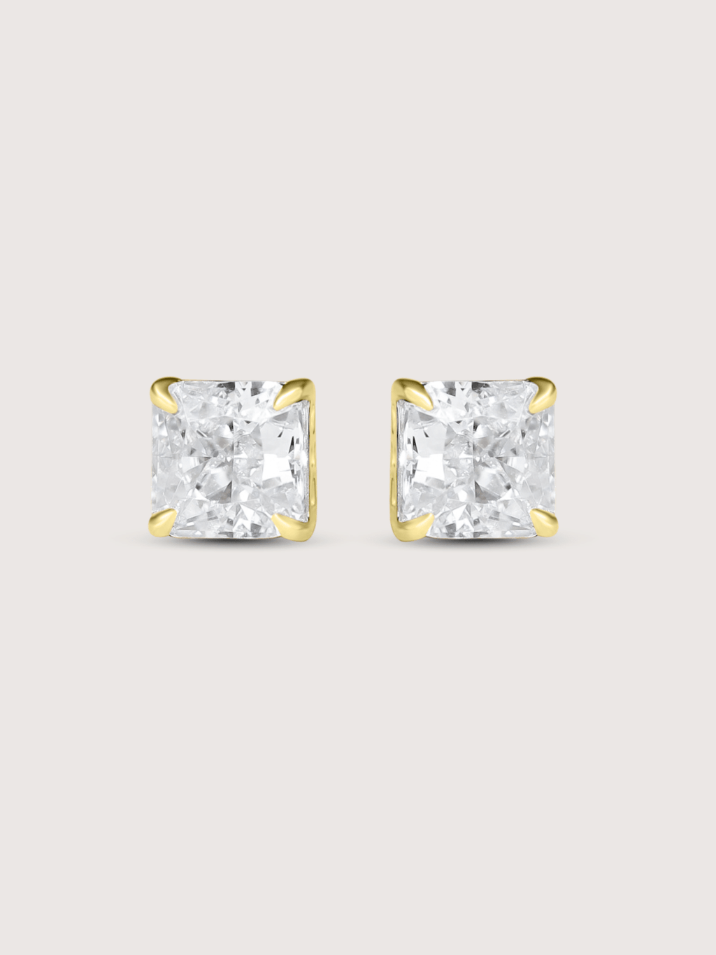 REGINA Princess Square Cut Earrings – Nice Cream London